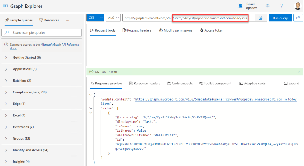 Microsoft Graph API – Inconsistent support for User Id, UPN and SMTP ...
